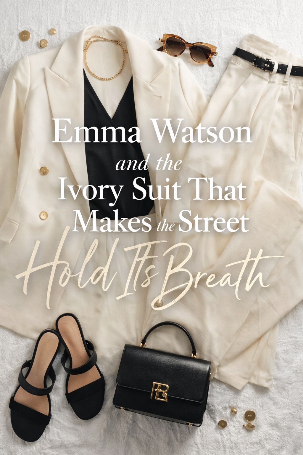 Emma Watson and the Ivory Suit That Makes the Street Hold Its Breath ...