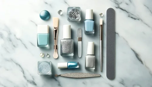 DIY Glittery Blue Nail Design Tutorial - Easy & Glamorous — Style Estate