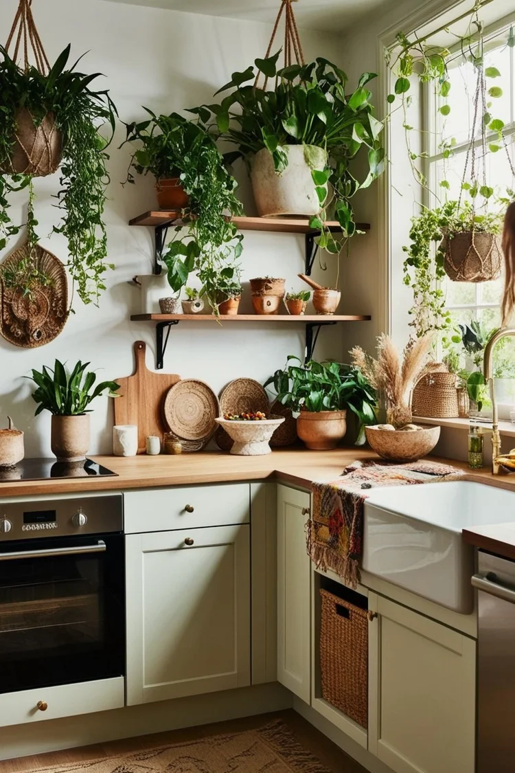 22 Botanical-Infused Rustic Kitchens: Where Nature Meets Nostalgia ...