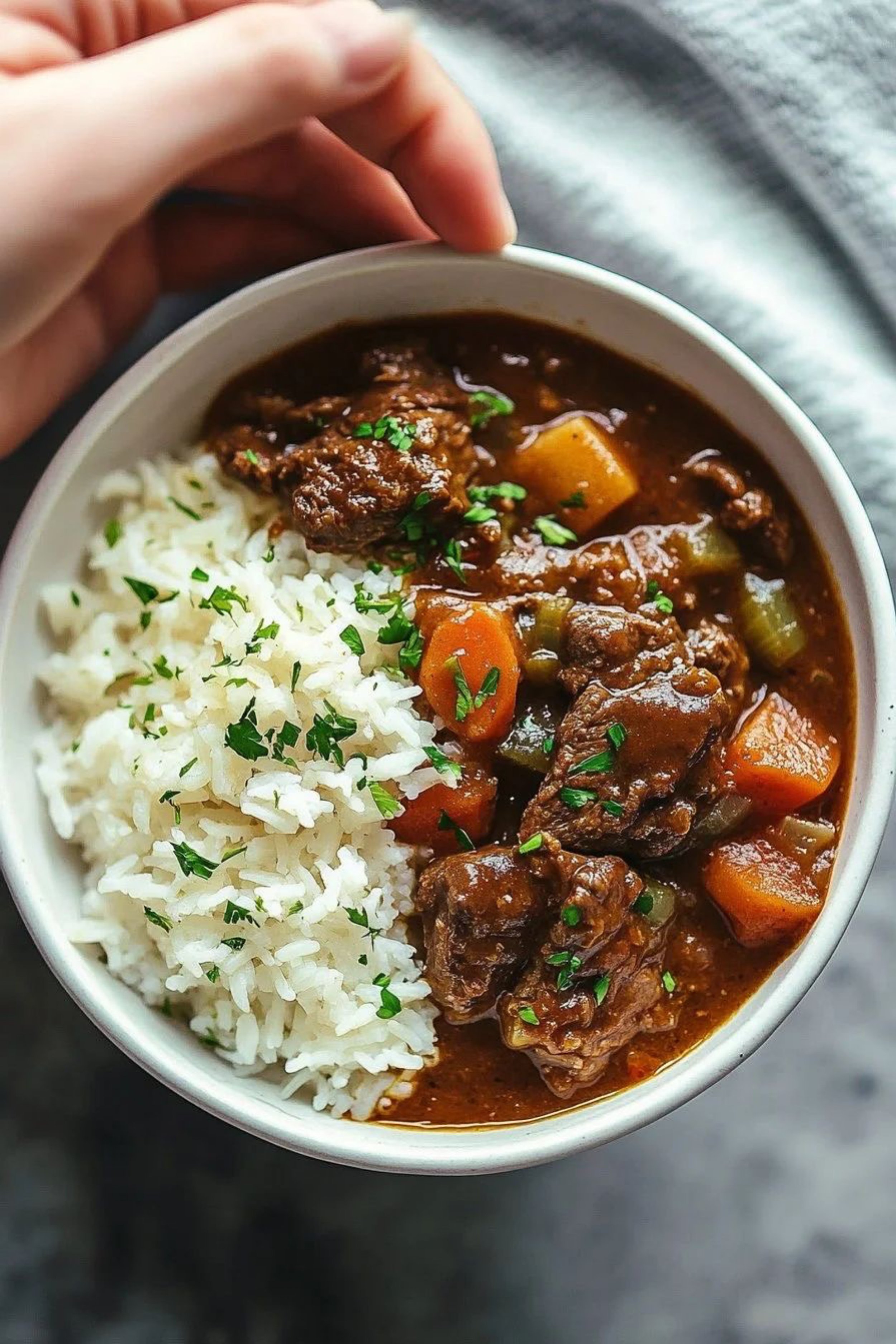 A Storm-Soft Supper: Guinness Beef Stew Over Parsley Rice — Style Estate