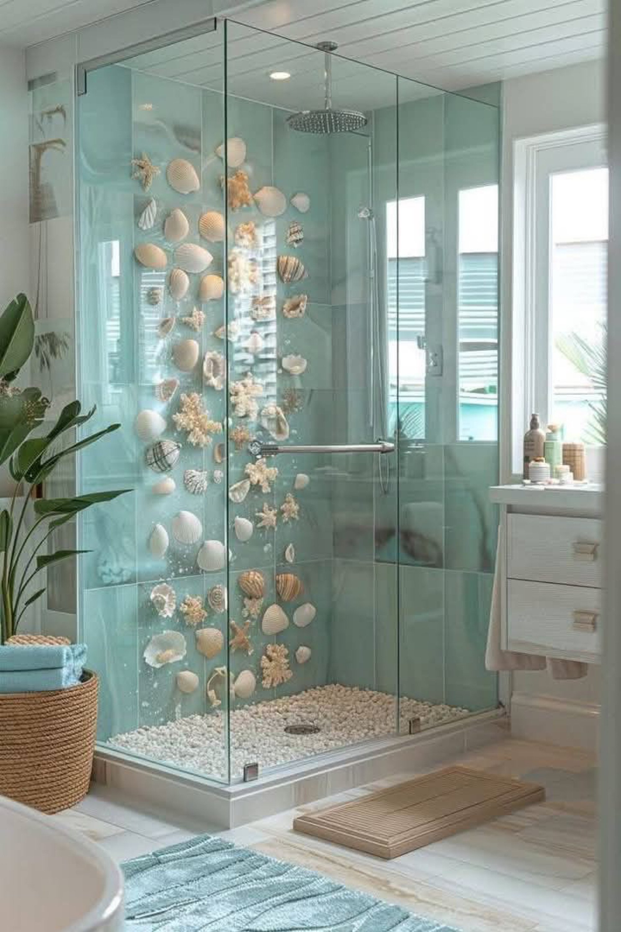 22 Coastal Showers That Wash You in Desire, Design, and Ocean Light ...