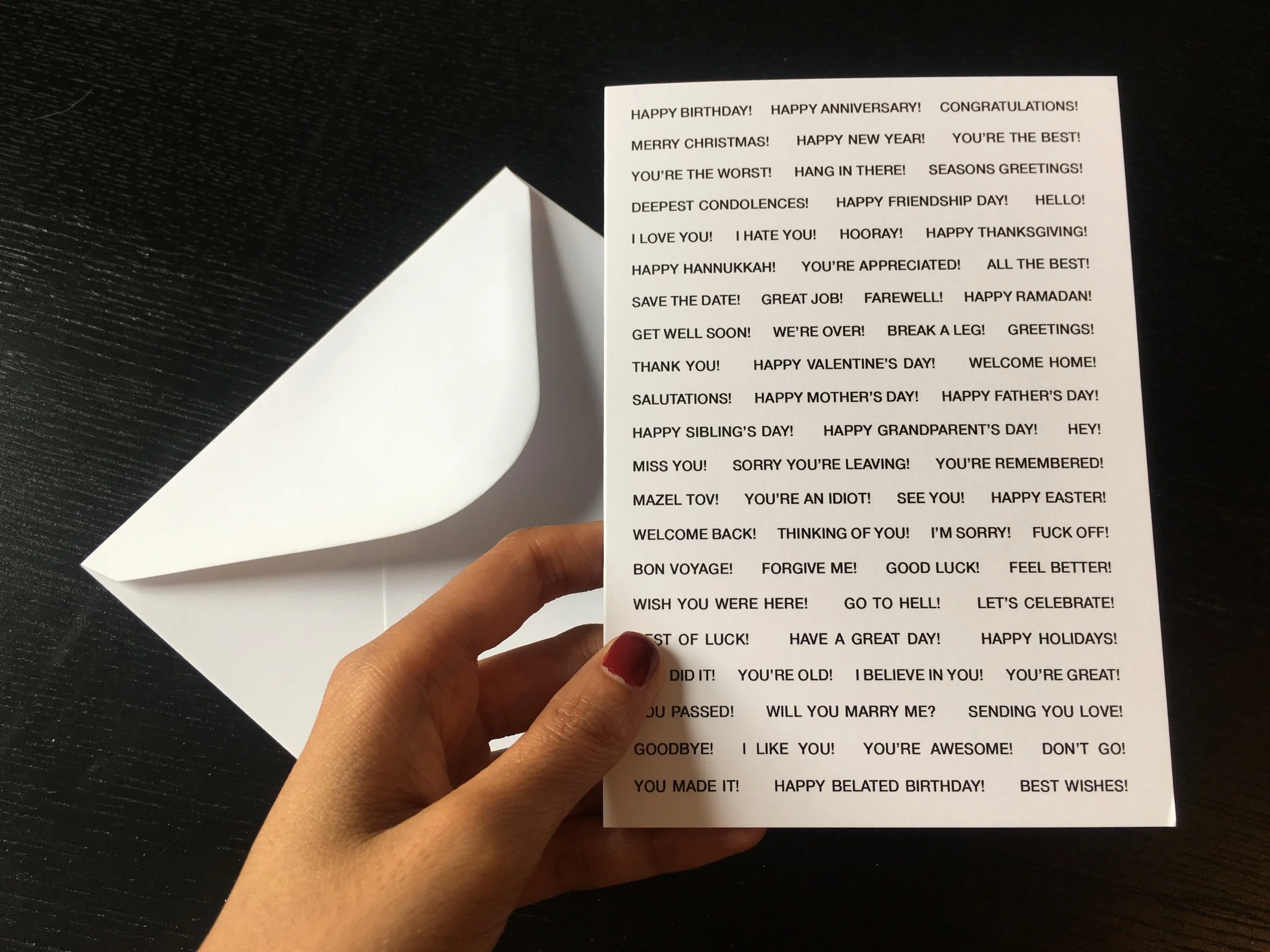 Generic Greeting Cards — Devika Dalal