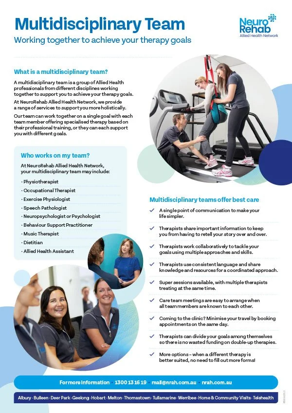 NeuroRehab Allied Health Network (NRAHN)