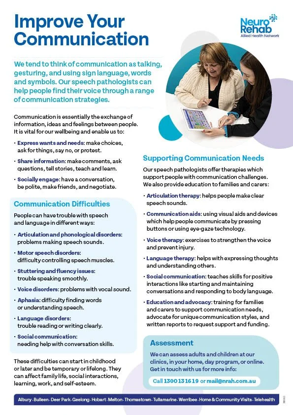 NeuroRehab Allied Health Network (NRAHN)