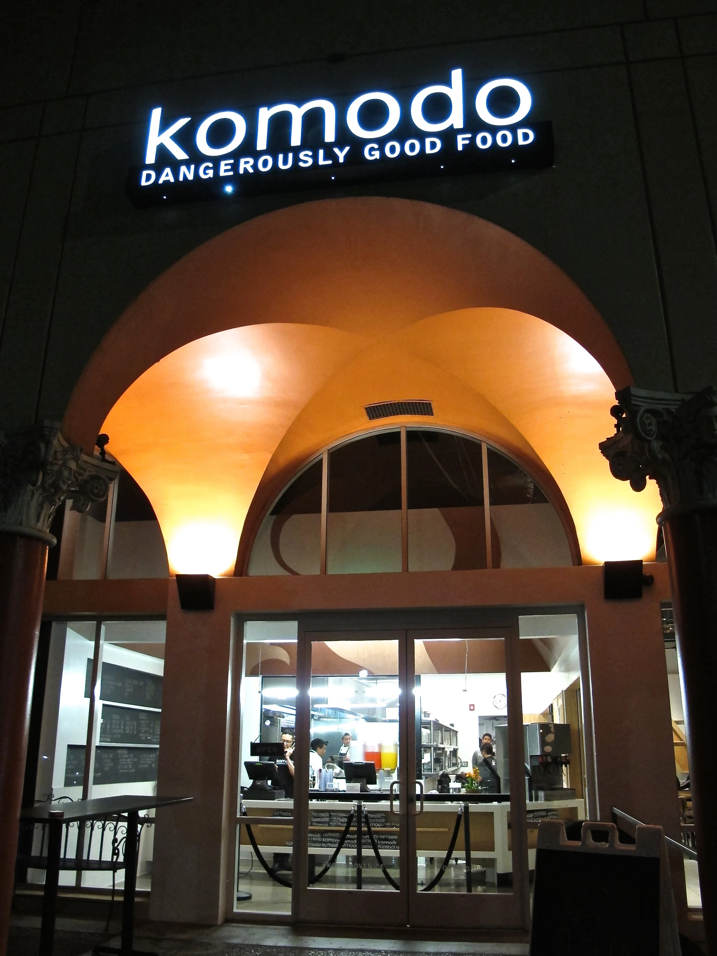 Komodo Venice — Tasting Page