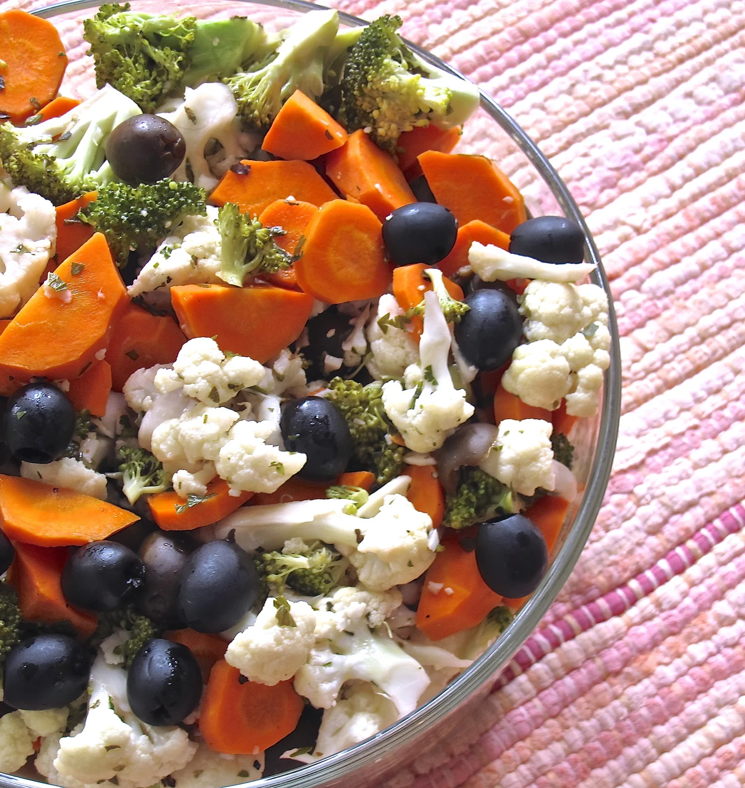 Cold Marinated Vegetables — Tasting Page