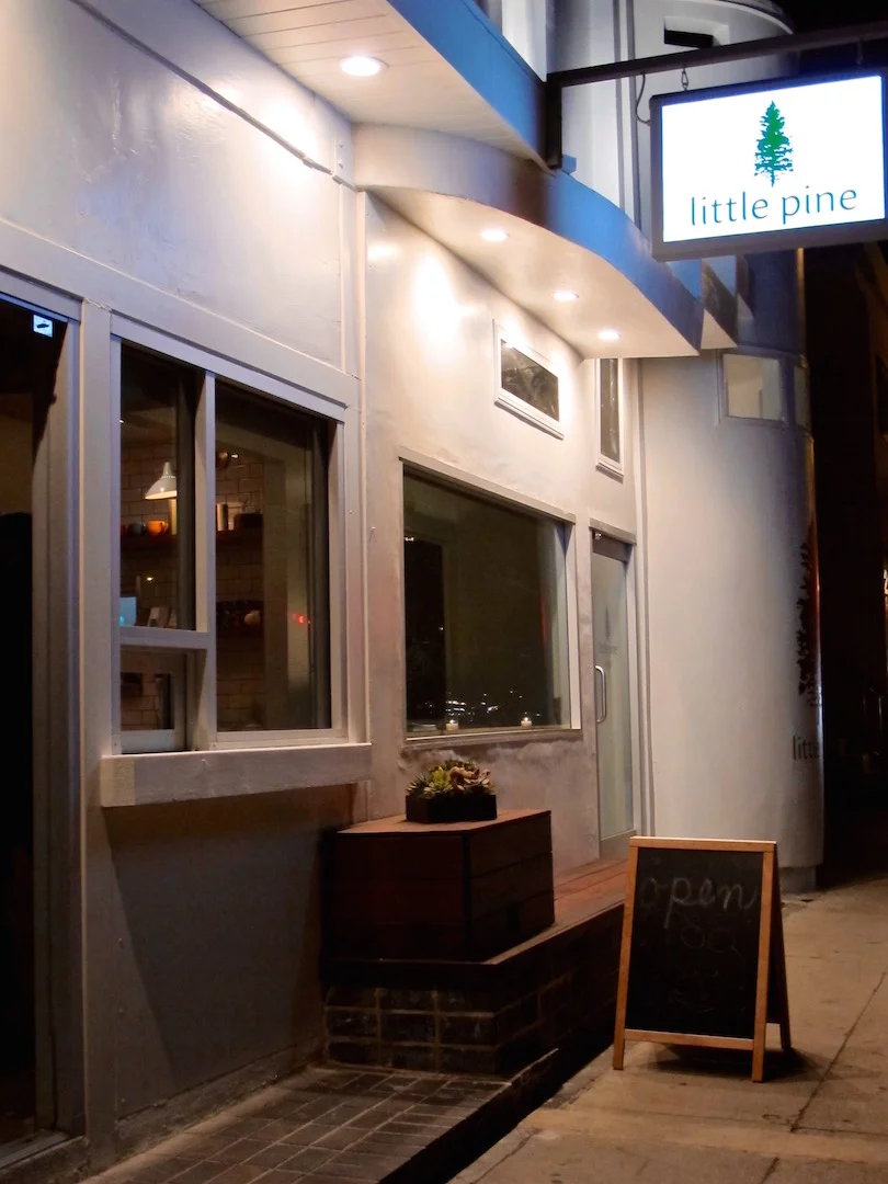 Little Pine Restaurant — Tasting Page