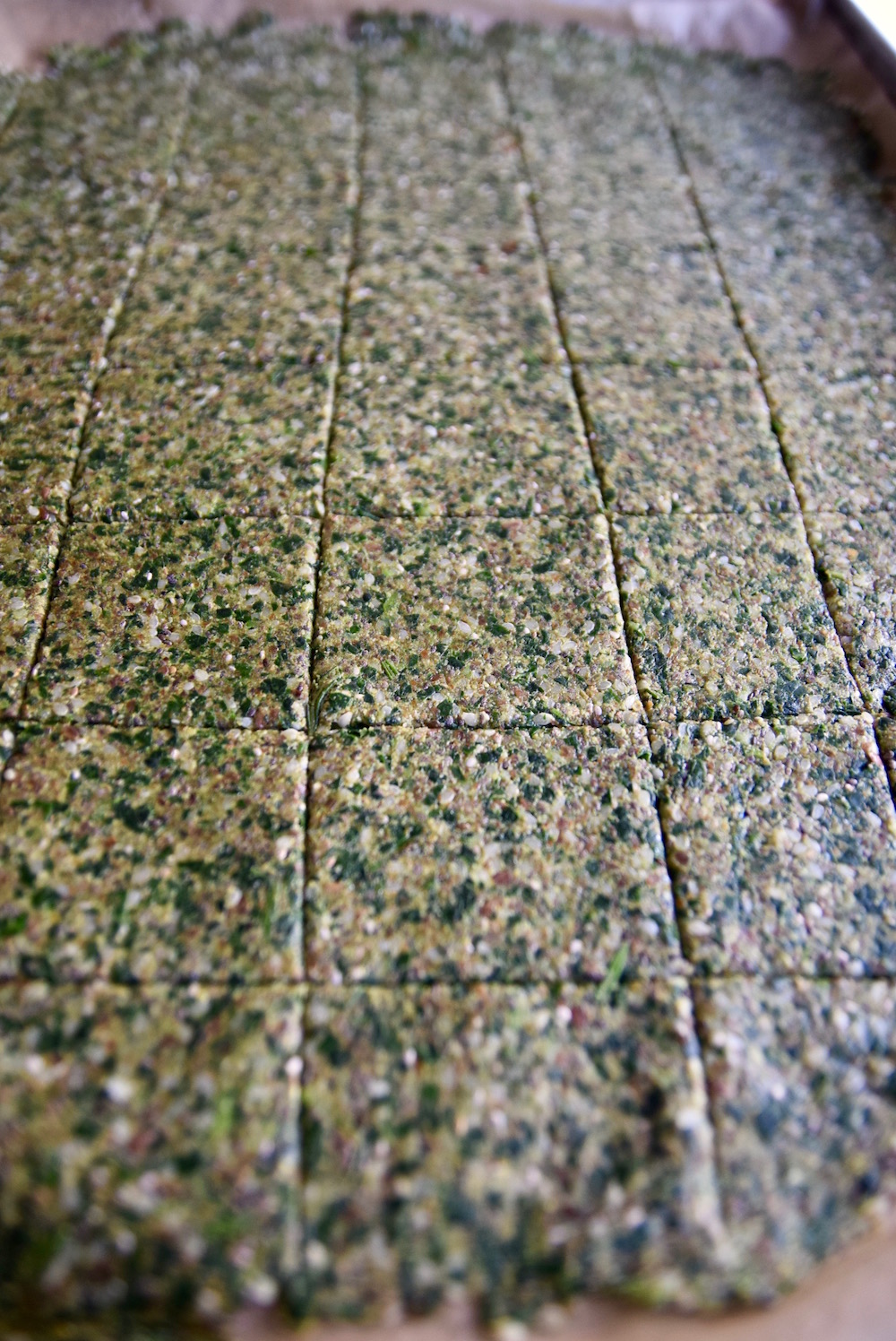 Kale Rosemary Super Seed Crackers — Tasting Page
