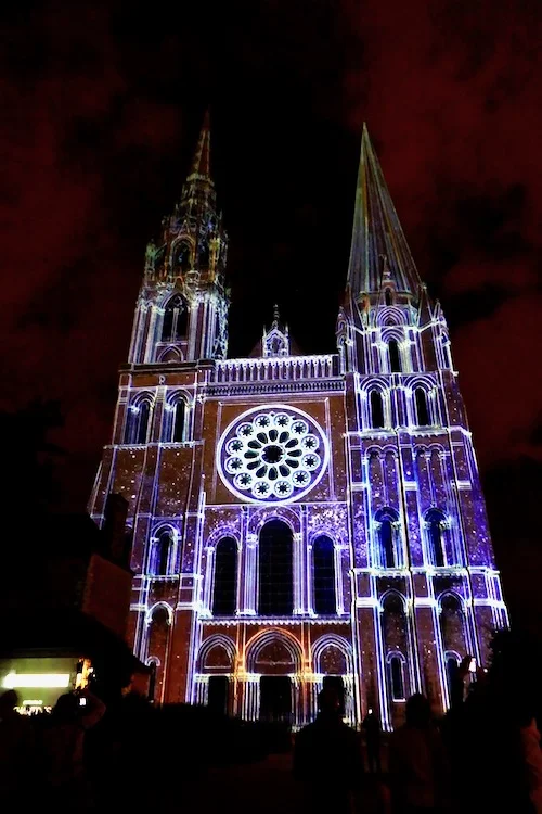 Exploring Chartres en Lumieres Light Show — Tasting Page