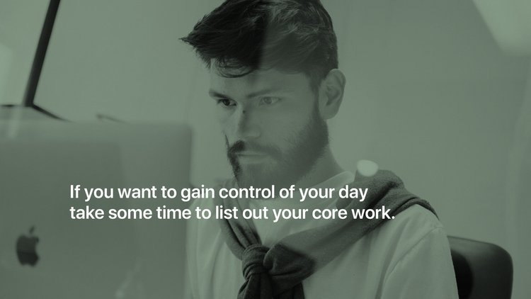 What Doing Your Core Work Actually Means. — Carl Pullein