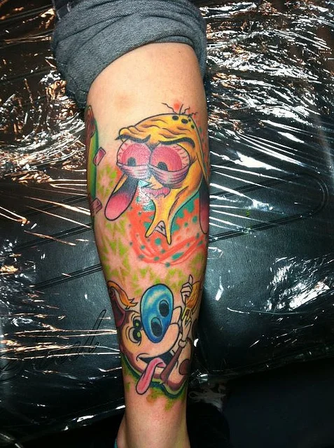 Happy Happy, Joy Joy! Ren & Stimpy Tattoos — The World of Kitsch