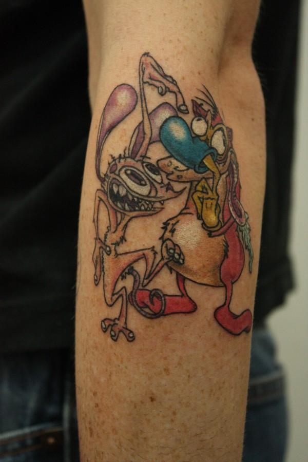 Happy Happy, Joy Joy! Ren & Stimpy Tattoos — The World of Kitsch
