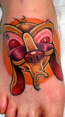 Happy Happy, Joy Joy! Ren & Stimpy Tattoos — The World of Kitsch