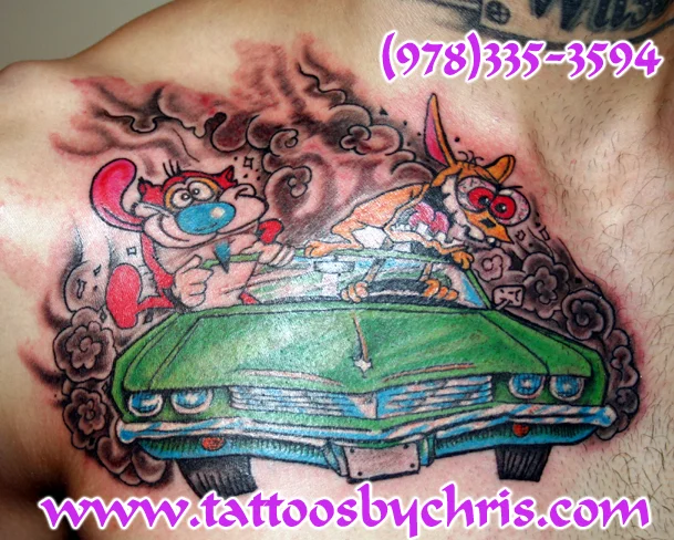 Happy Happy, Joy Joy! Ren & Stimpy Tattoos — The World of Kitsch