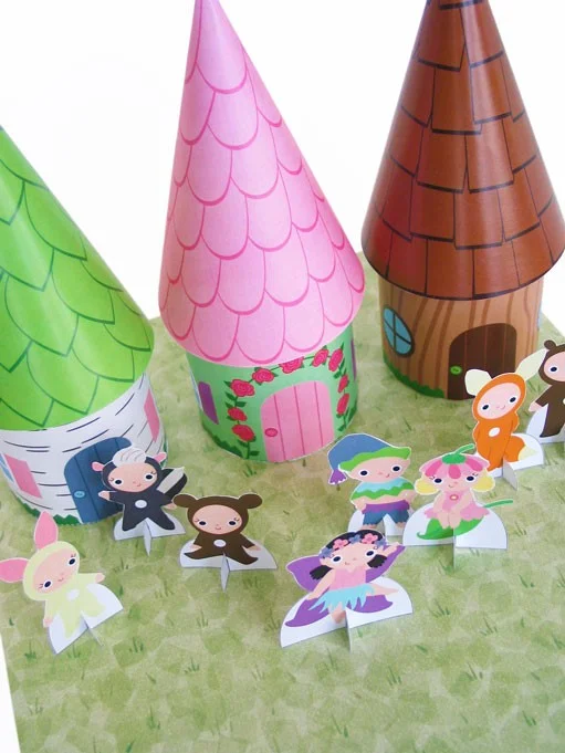 Super Cute Fairytale Printable Playsets — The World of Kitsch