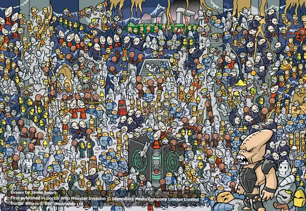 Where's The Doctor? Doctor Who Does Where's Wally? — The World of Kitsch