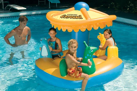 Giant Floating Pretzel & Other Wacky Pool Floats — The World of Kitsch