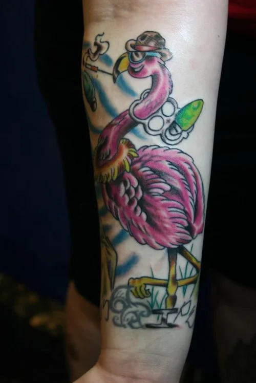 Kitsch Flamingo Tattoos — The World of Kitsch