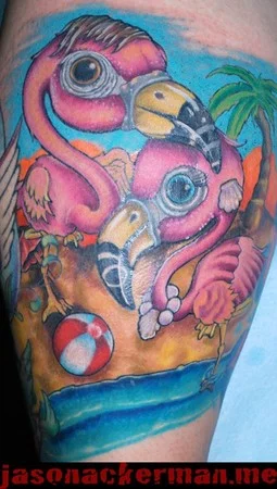 Kitsch Flamingo Tattoos — The World of Kitsch