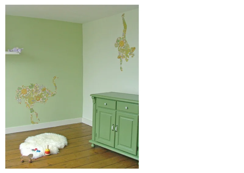 Wild Animals made from Tacky Retro Wallpapers — The World of Kitsch