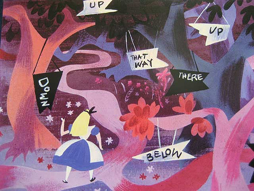 Mary Blairs Concept Art For Disneys Alice In Wonderland — The World