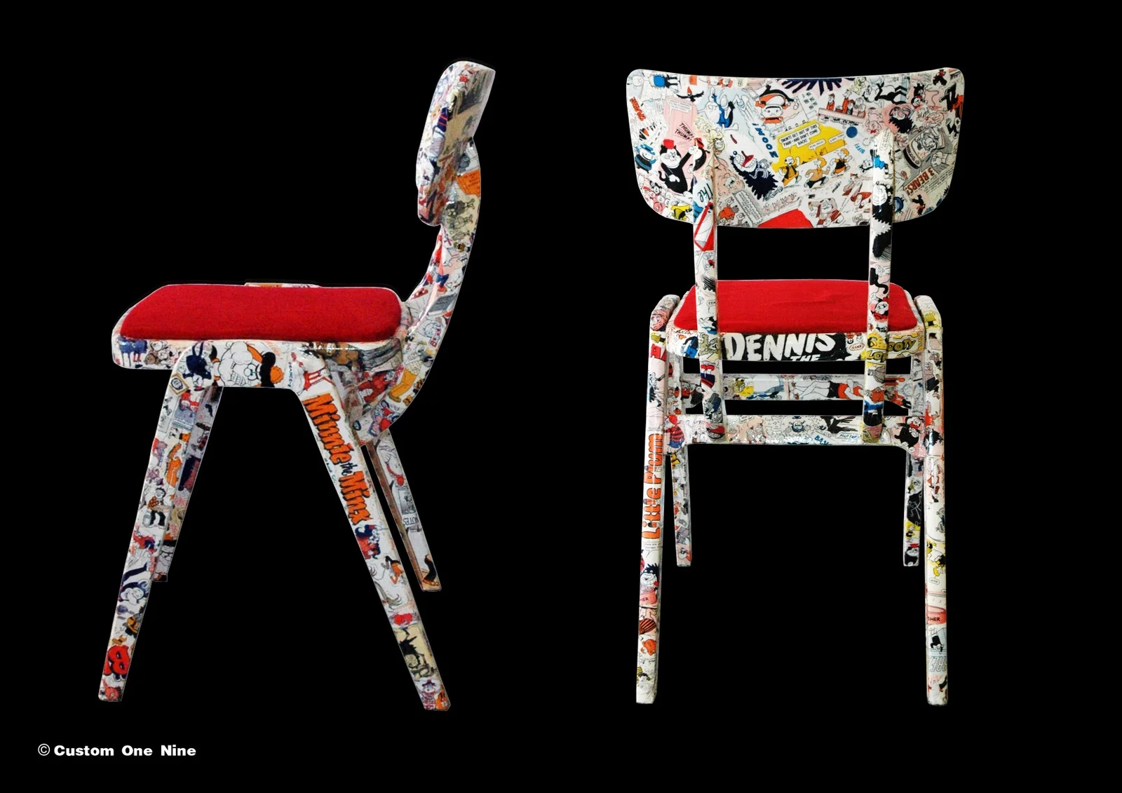 Comic Book Chairs — The World of Kitsch
