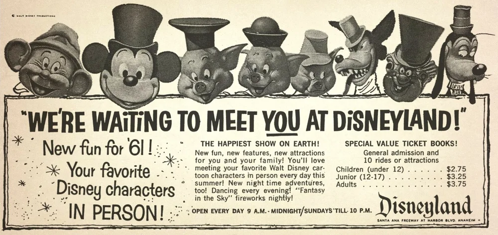 Nostalgic Photos of 1960s' Disneyland — The World of Kitsch