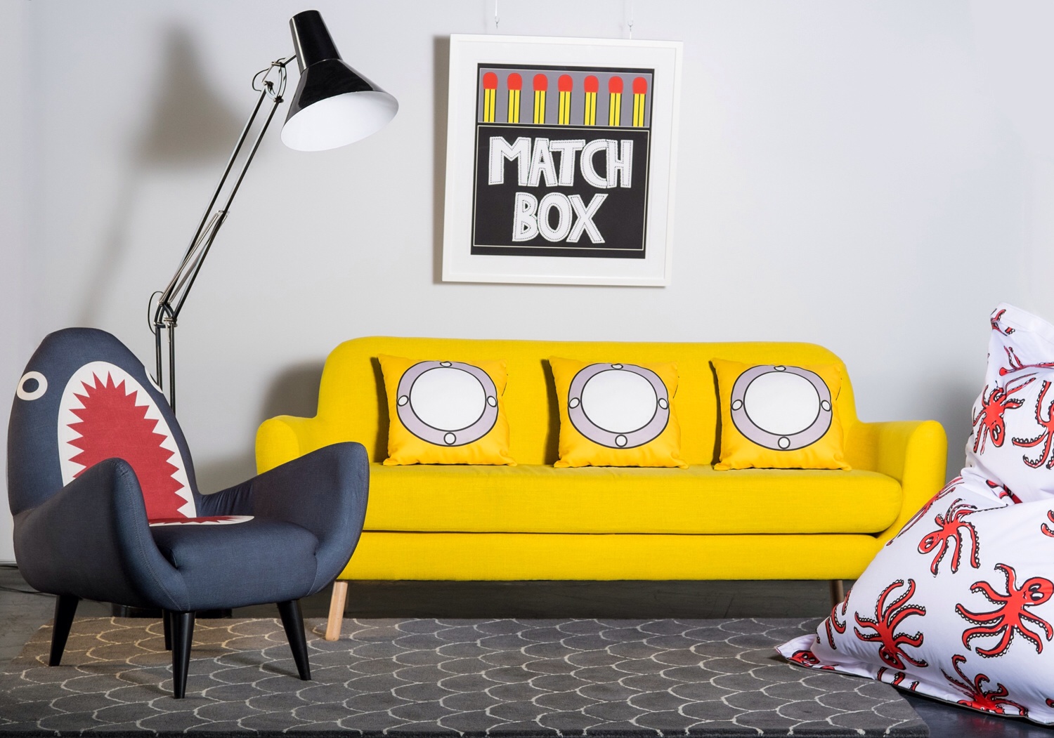 A Yellow Submarine Sofa & a Shark-shaped Chair? It Must Be Rodnik Band ...