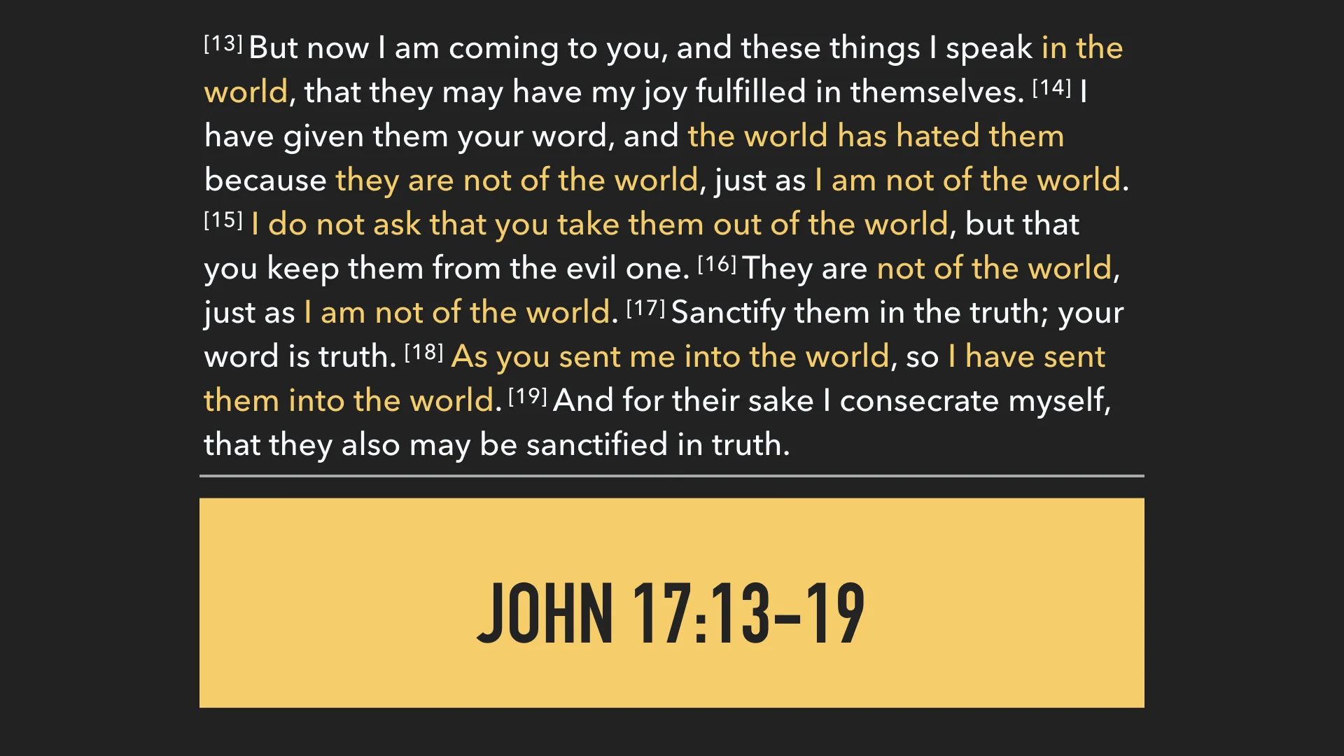 John 15:18 20