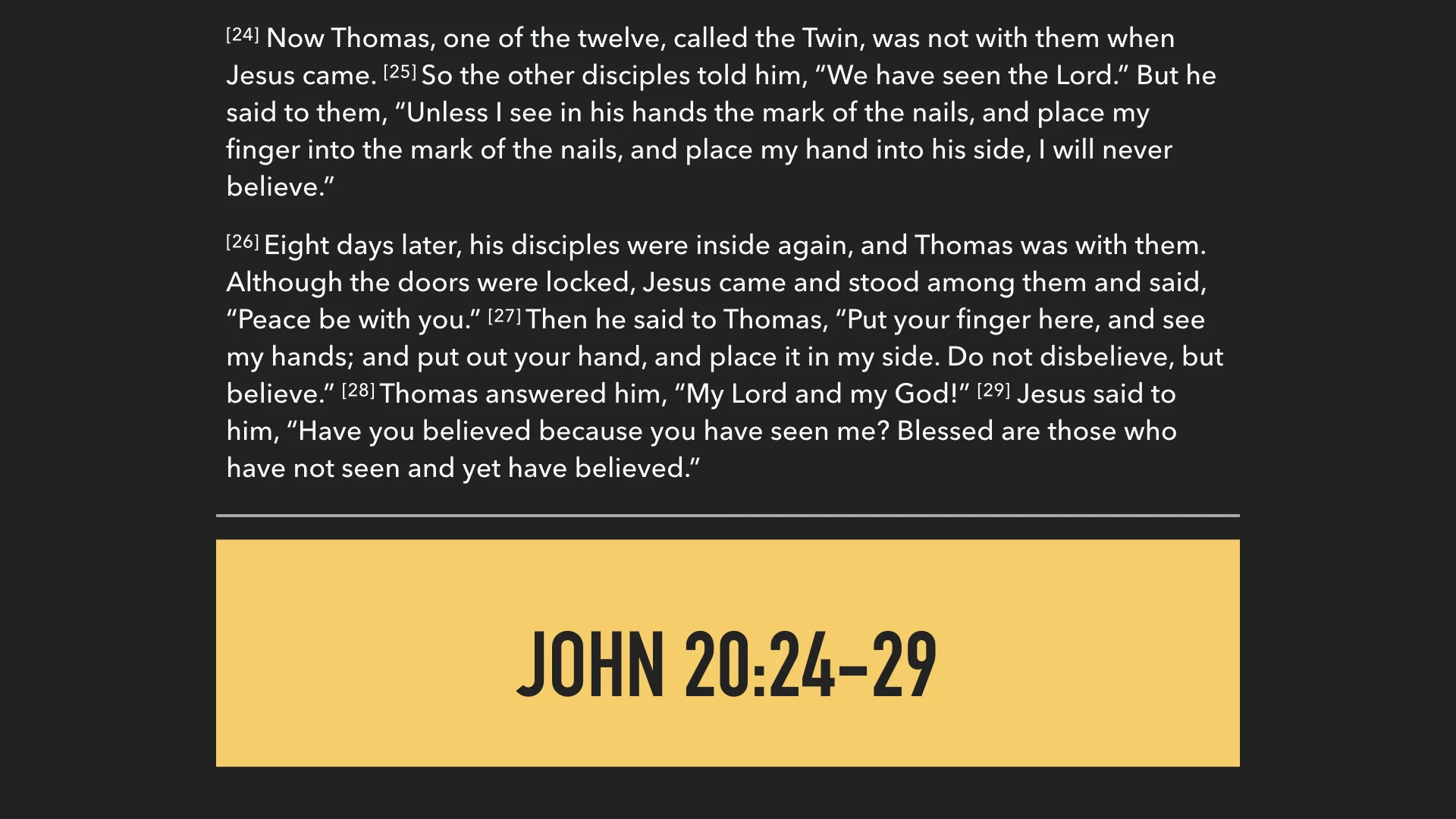 04.21.19 - The Gospel of John: The Resurrection - Thomas — Watershed ...