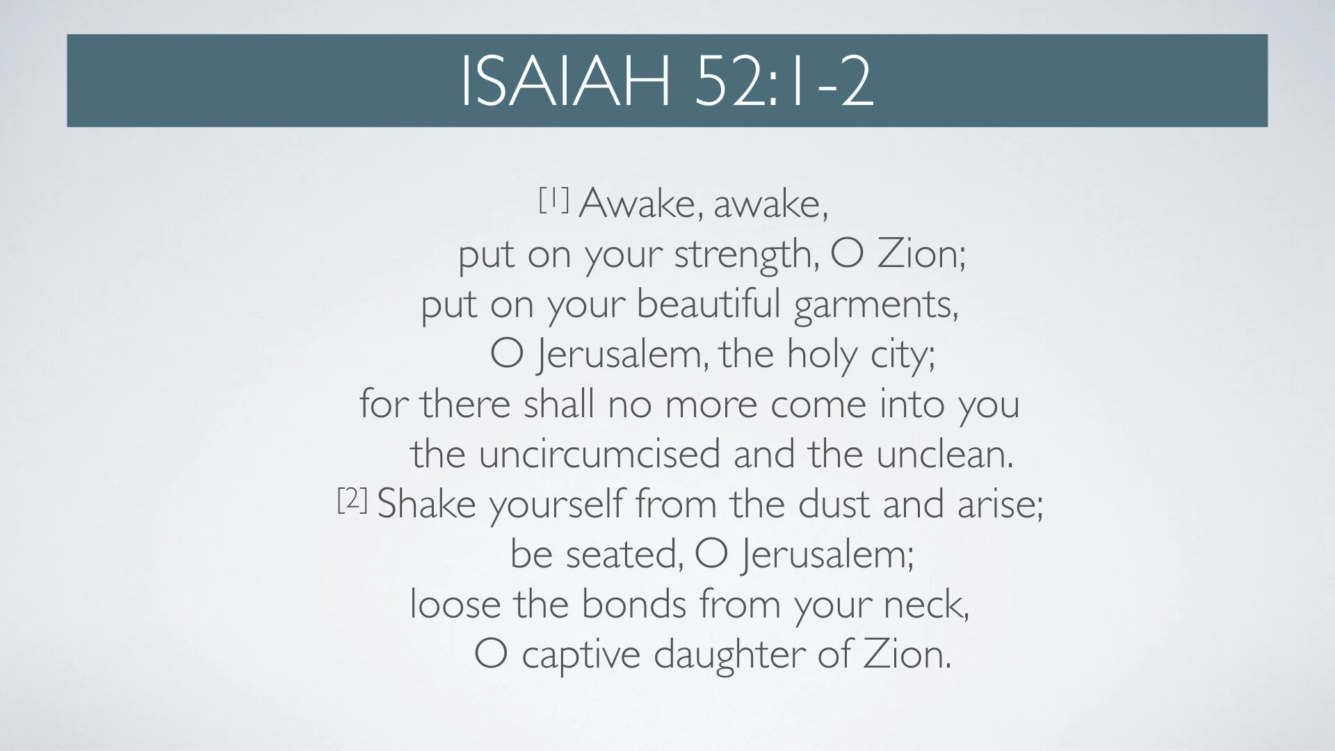 11.10.19 - Gospel 101 — Watershed Fellowship