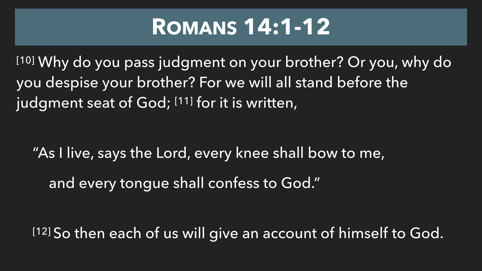 Sermons — Watershed Fellowship