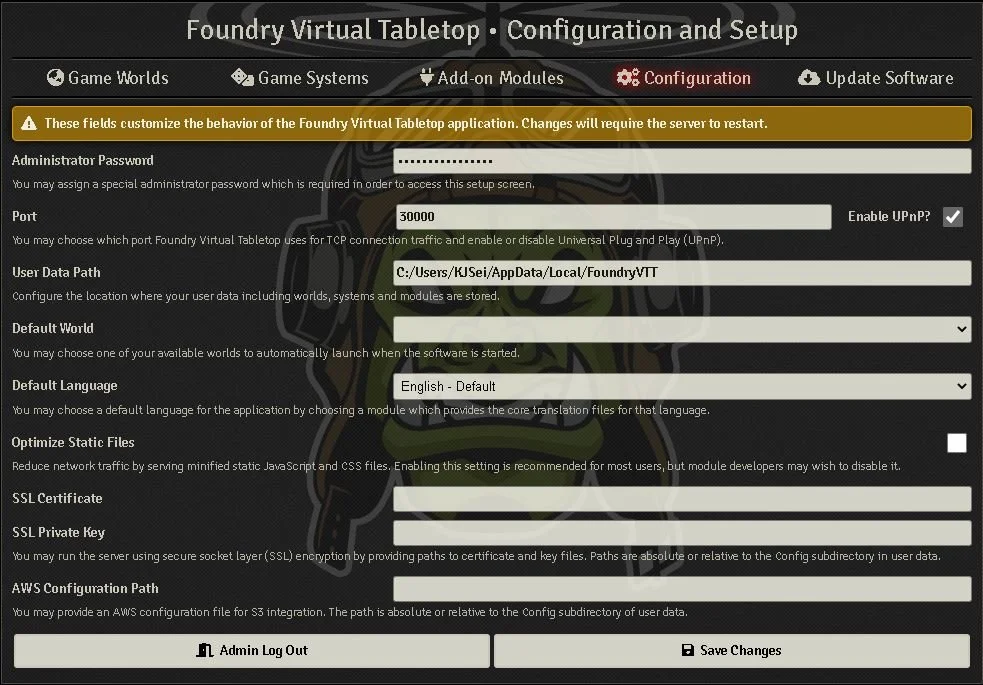FoundryVTT: Download, Install & Player Setup