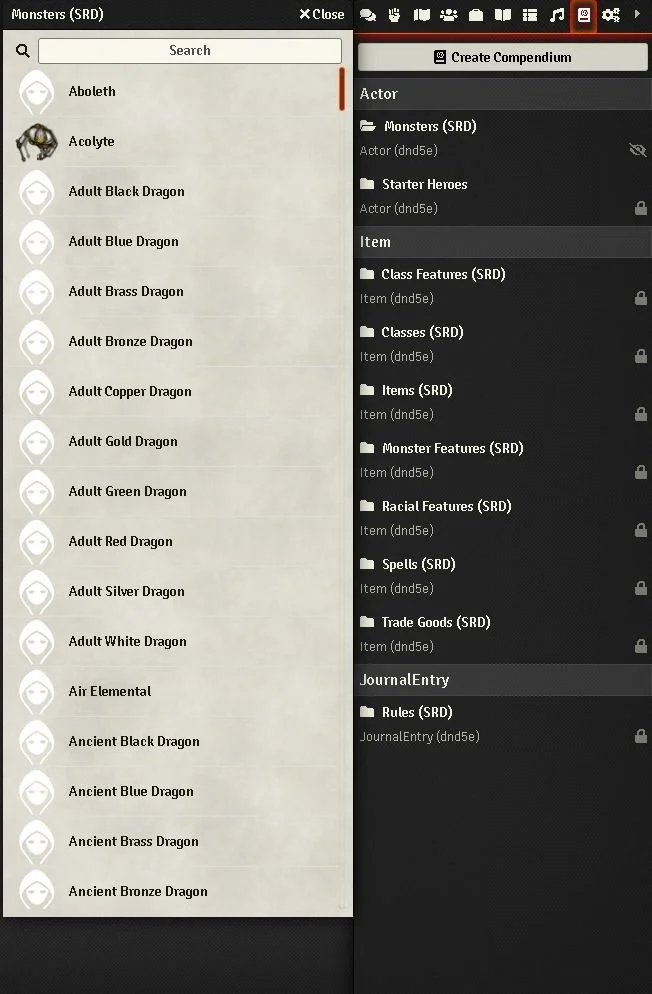 FoundryVTT: Settings & Configuration