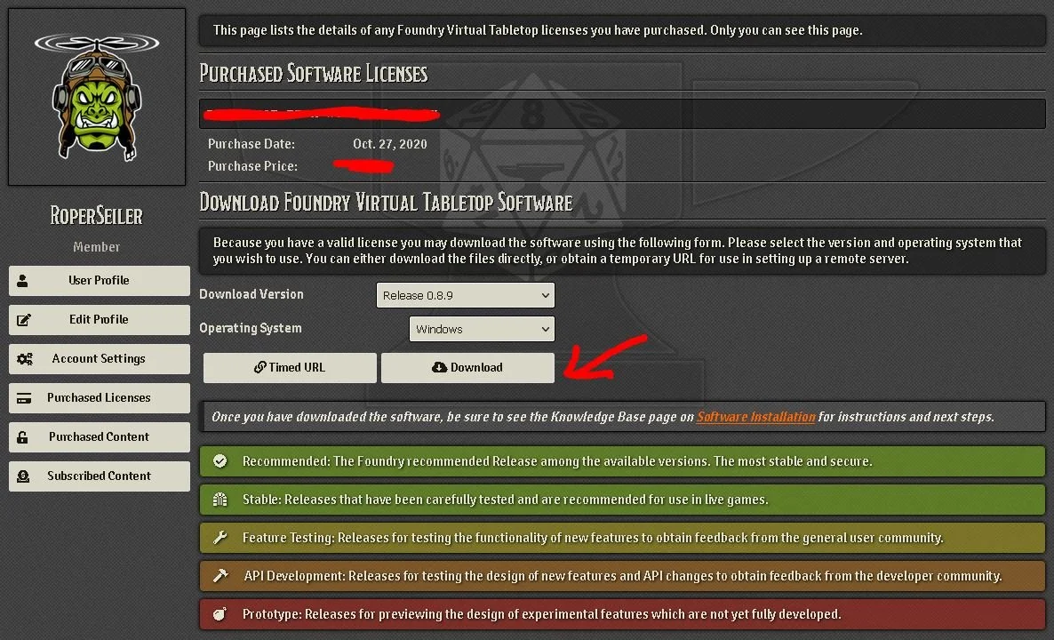 FoundryVTT: Download, Install & Player Setup