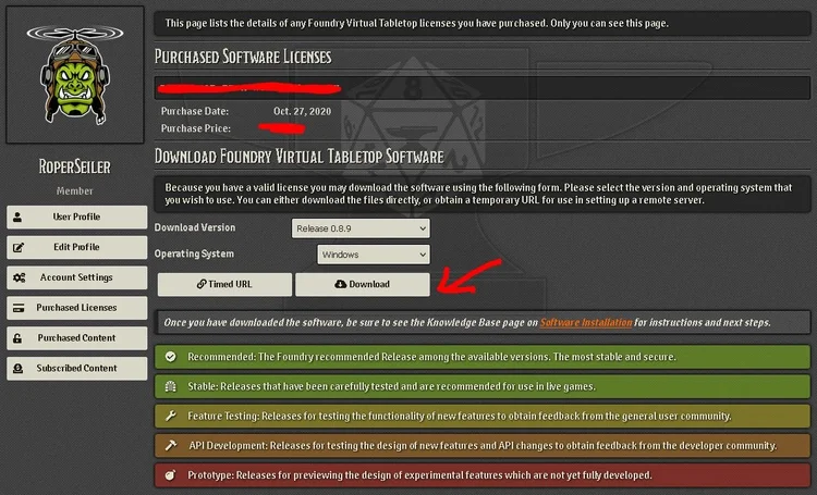 FoundryVTT: Download, Install & Player Setup