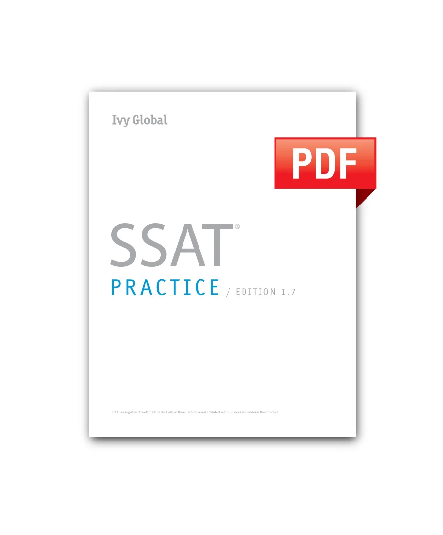 SSAT Practice Tests (PDF) — Ivy Global