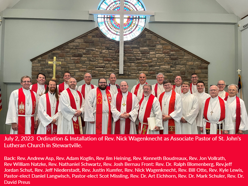 Call Updates — Minnesota South District, LCMS