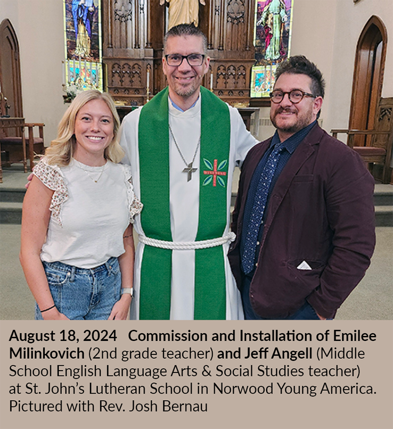 Call Updates — Minnesota South District, LCMS