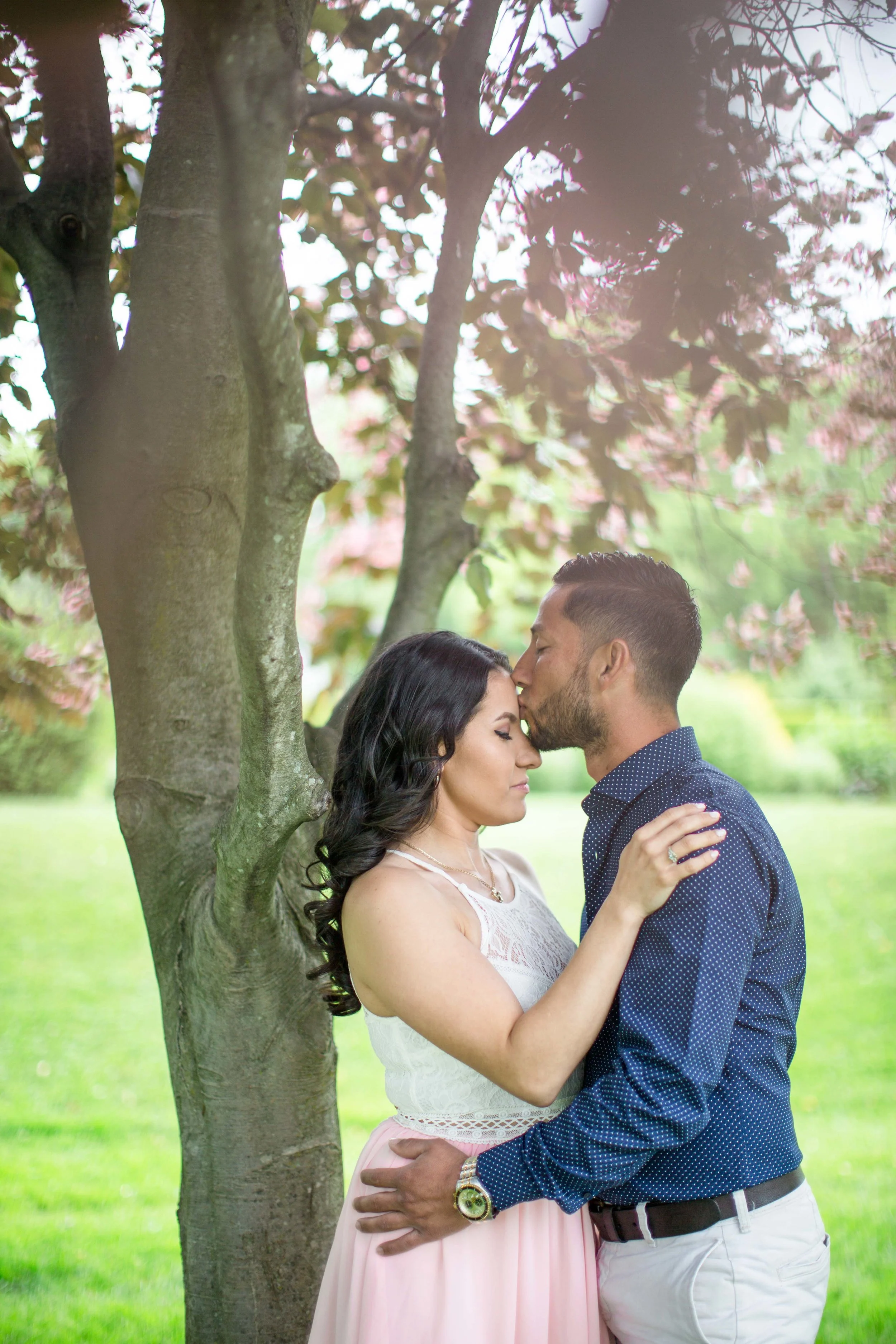 Jennifer and Mauricio's Engagement Shoot | Rose Garden — Vanessa ...