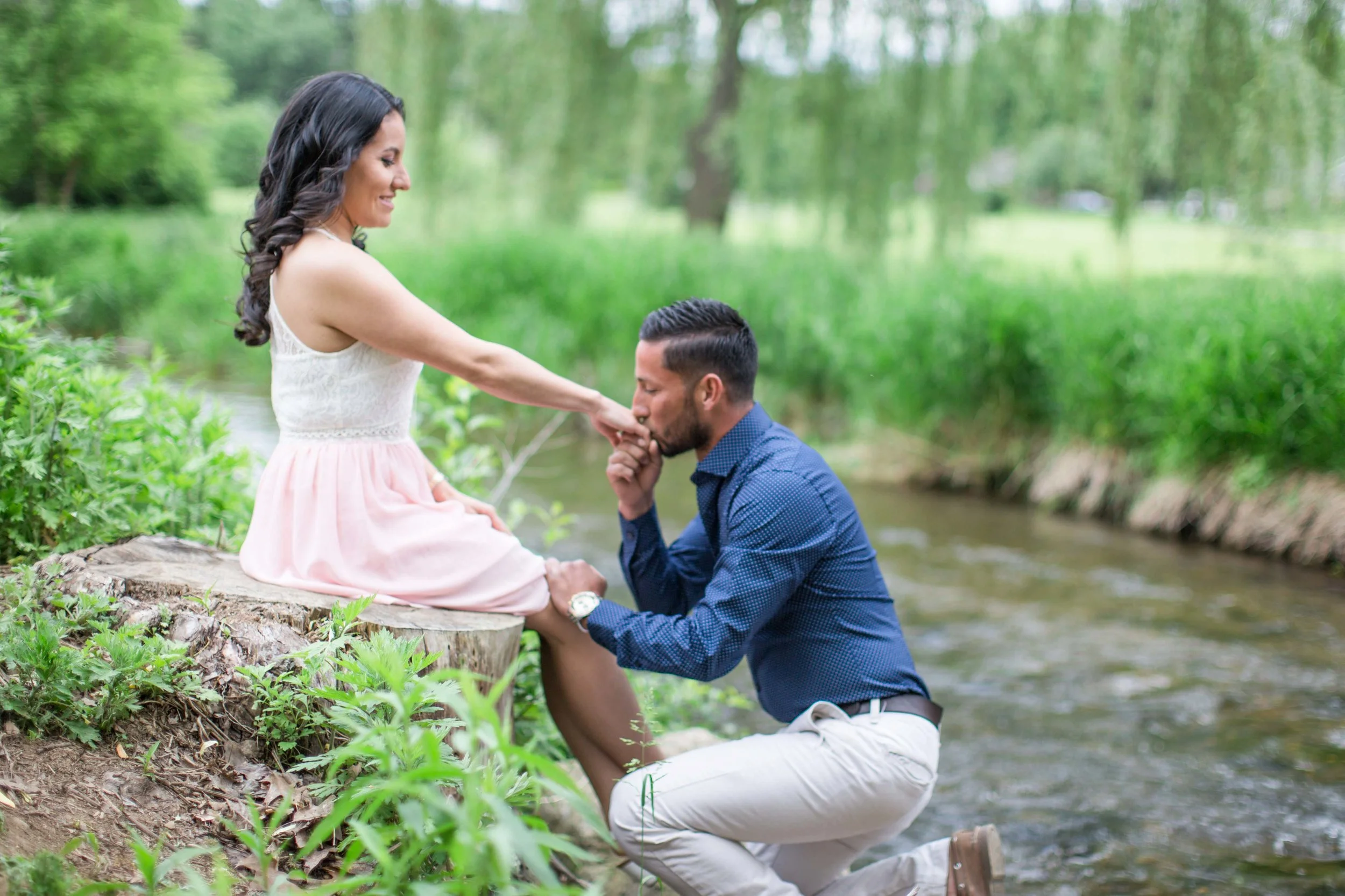 Jennifer and Mauricio's Engagement Shoot | Rose Garden — Vanessa ...