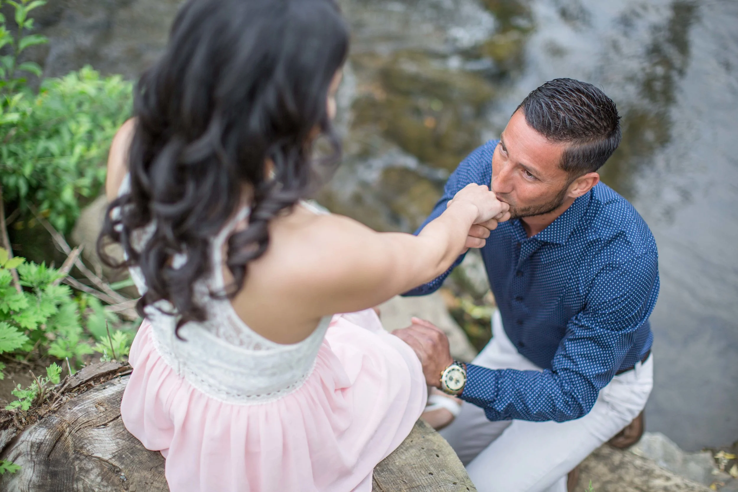 Jennifer and Mauricio's Engagement Shoot | Rose Garden — Vanessa ...