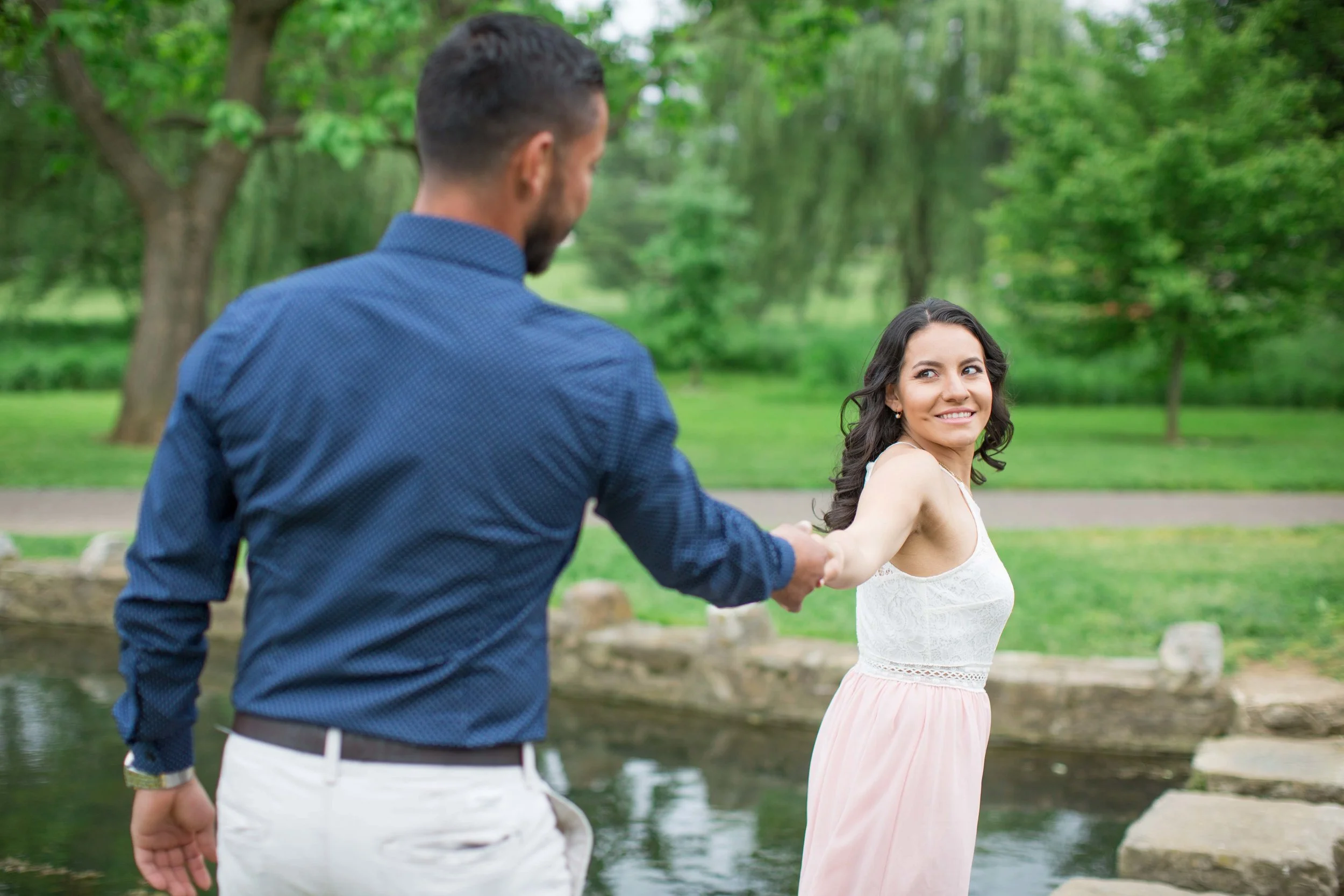 Jennifer and Mauricio's Engagement Shoot | Rose Garden — Vanessa ...