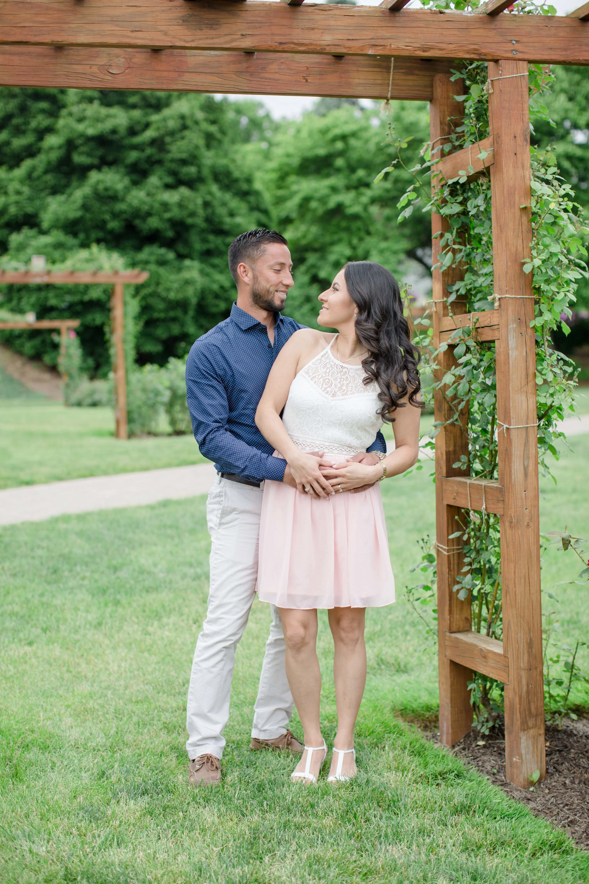 Jennifer and Mauricio's Engagement Shoot | Rose Garden — Vanessa ...