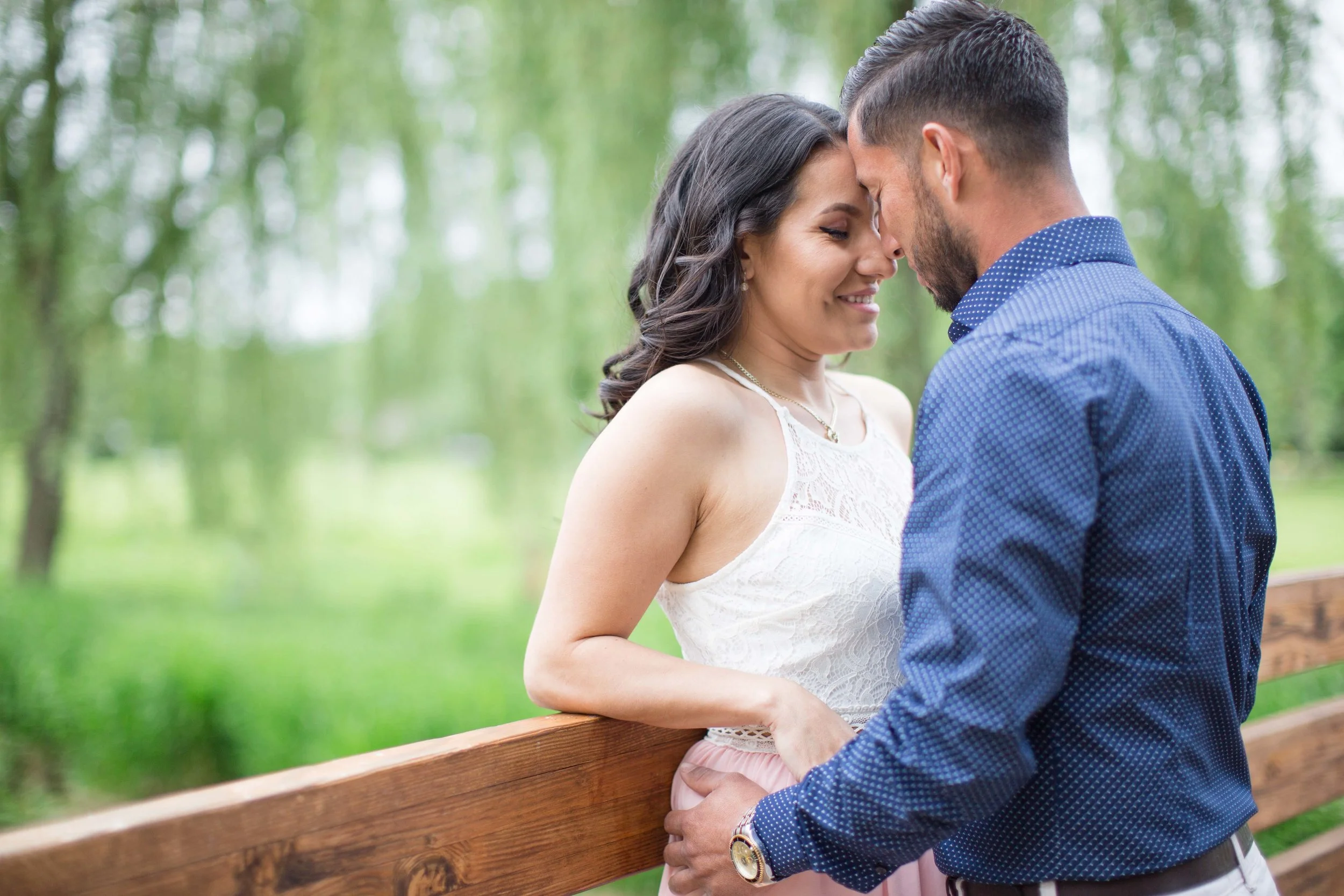 Jennifer and Mauricio's Engagement Shoot | Rose Garden — Vanessa ...