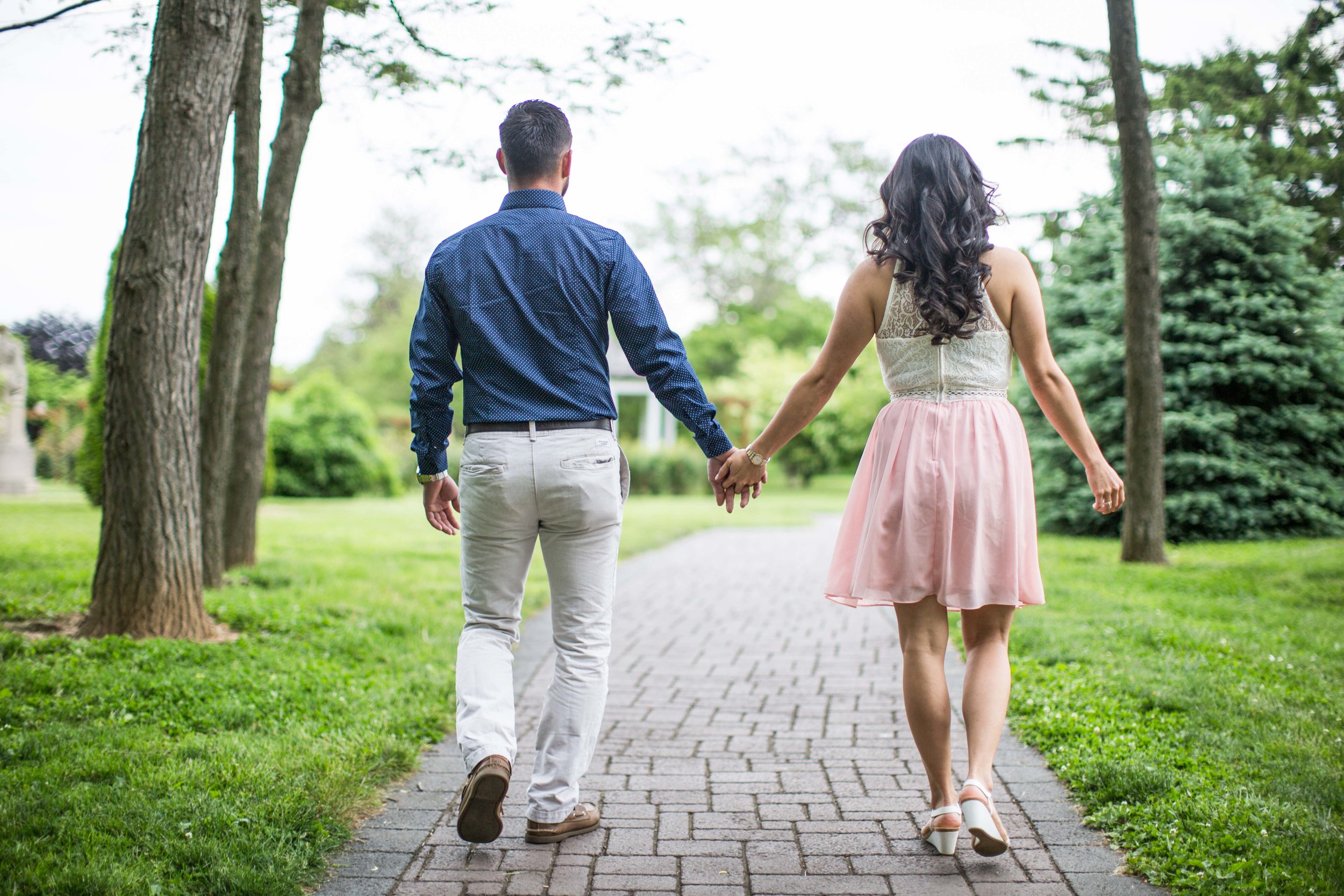 Jennifer and Mauricio's Engagement Shoot | Rose Garden — Vanessa ...