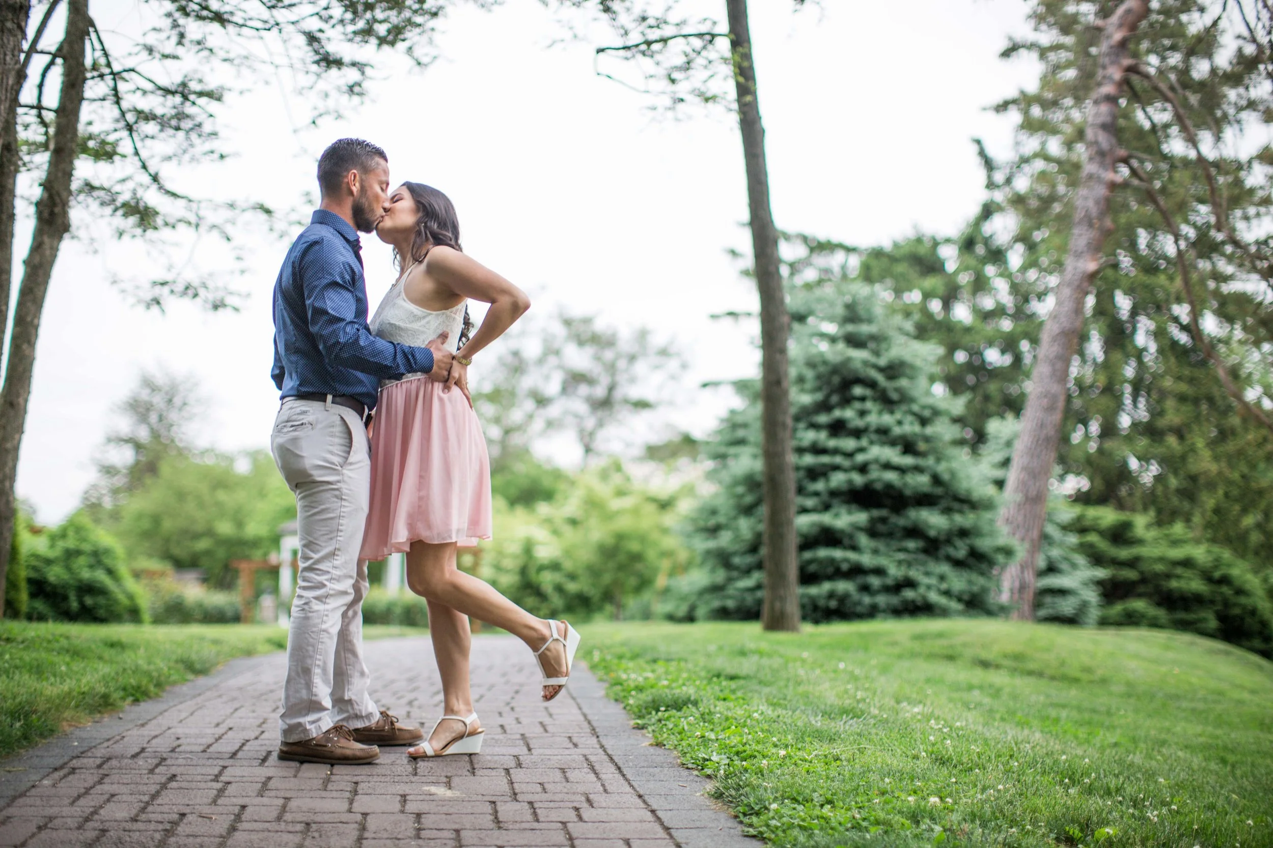 Jennifer and Mauricio's Engagement Shoot | Rose Garden — Vanessa ...