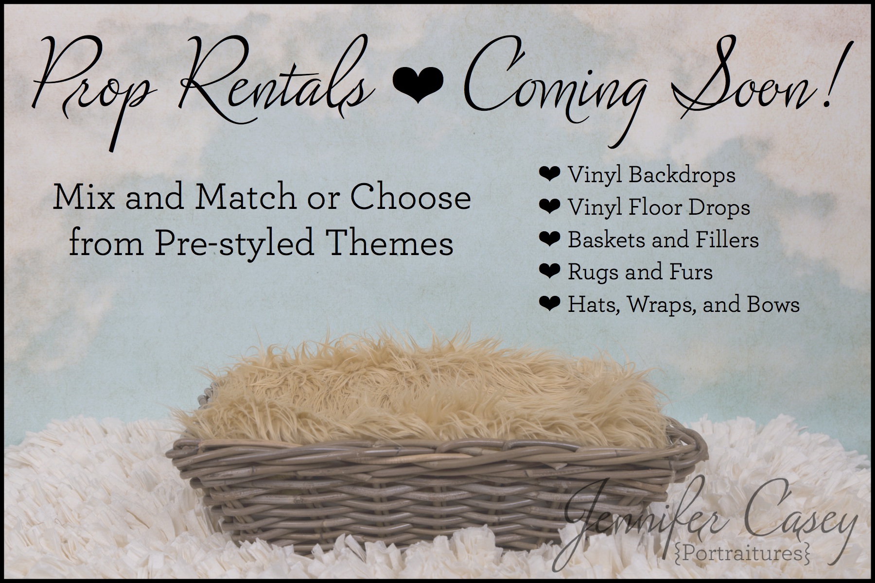 Prop Rentals — Jennifer Casey Photography