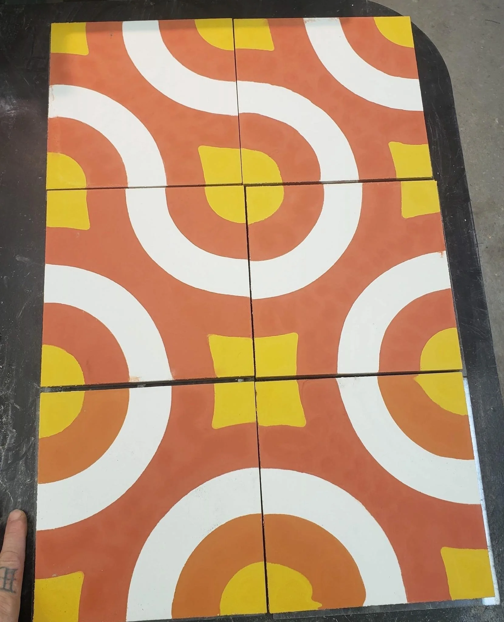 Cement Tiles | Custom Colors and Patterns | Granite au Sommet | Granite ...