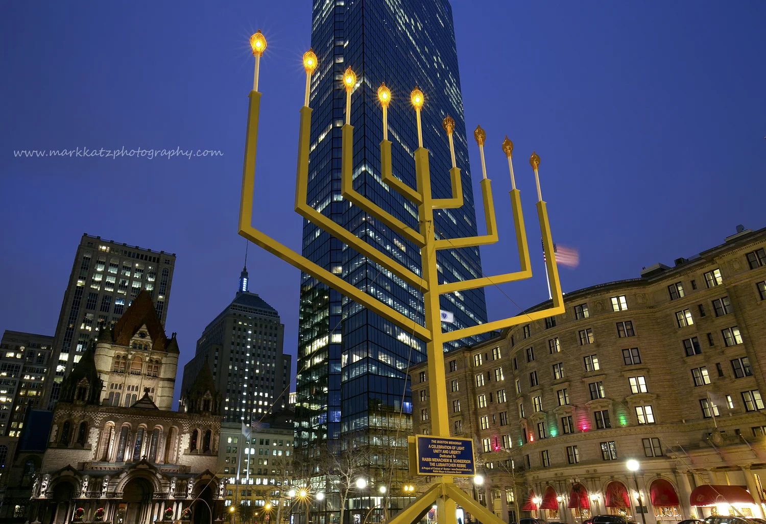 CHABAD BOSTON — The Boston Menorah